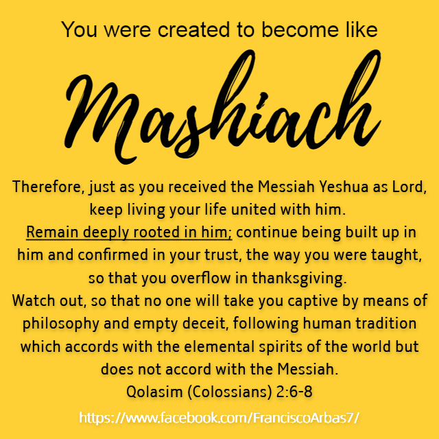 BECOMING A TALMIDIM OF YEHOSHUA