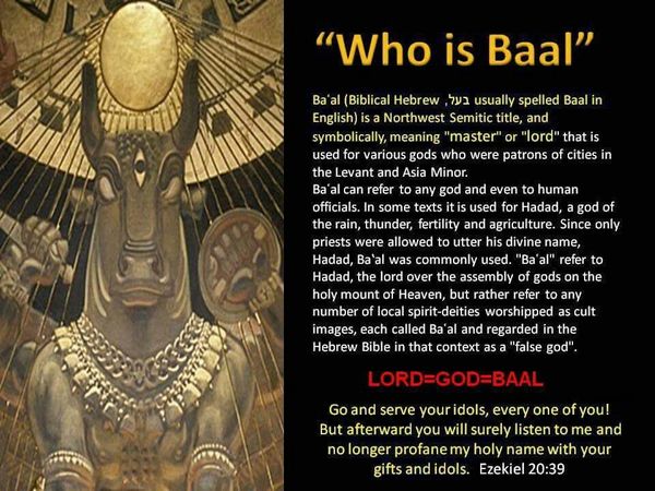 GOD: A NAME OF IDOLS!